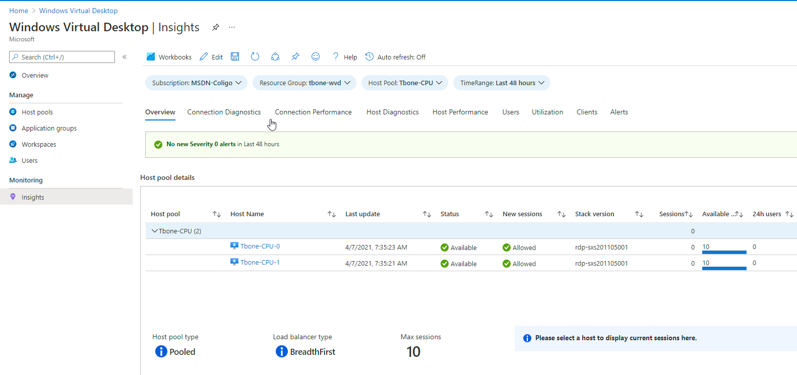 Azure Monitor for Windows Virtual Desktop - Mr T-Bone´s Blog