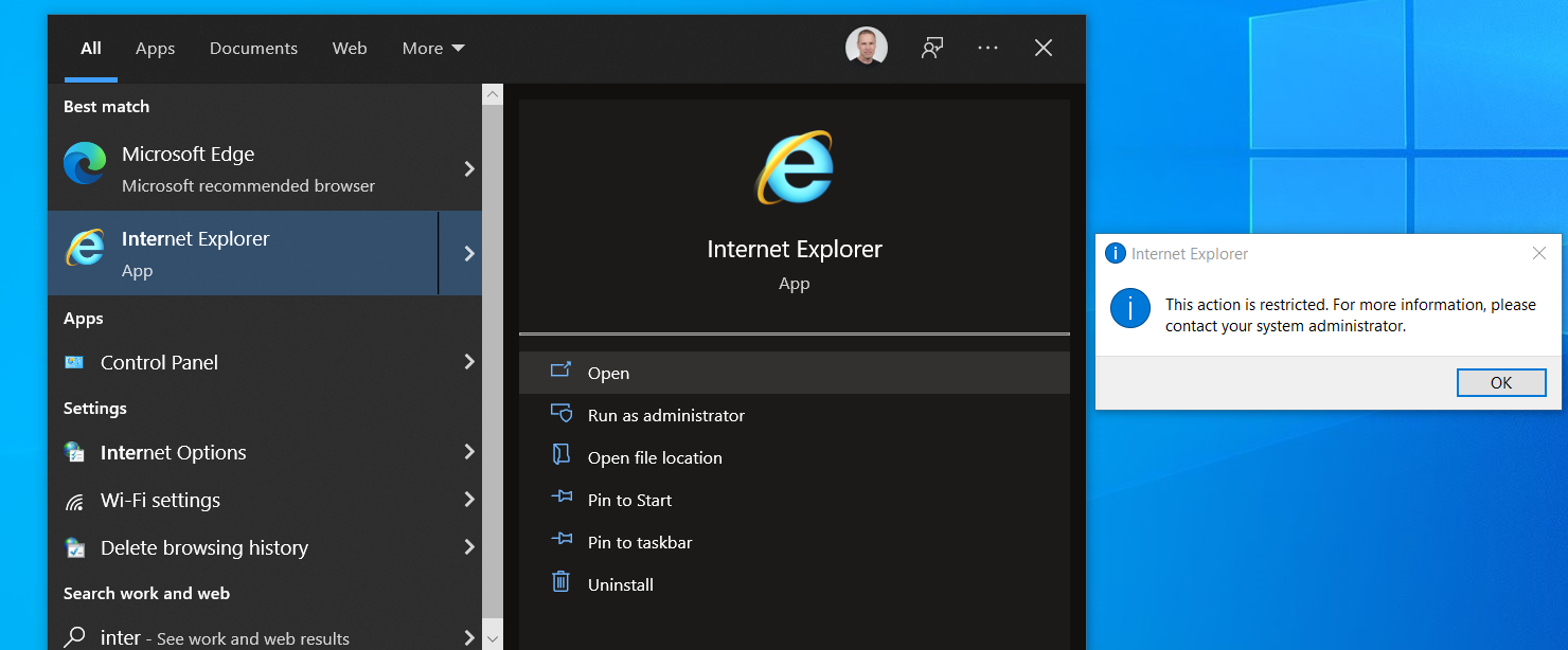 Start disable Internet Explorer before it´s to late - Mr T-Bone´s Blog