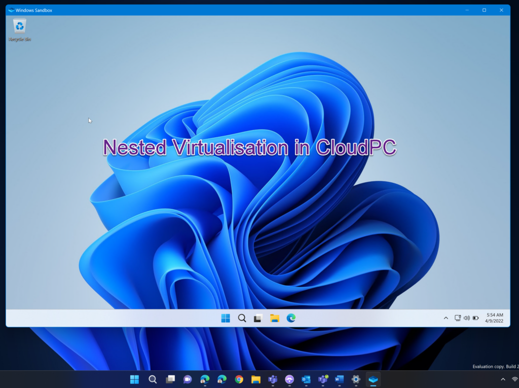 Nested virtualization on CloudPC - Mr T-Bone´s Blog