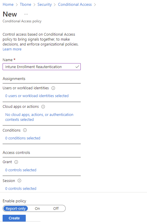 Conditional Access can now require reauthentication every time! – Mr T-Bone´s Blog