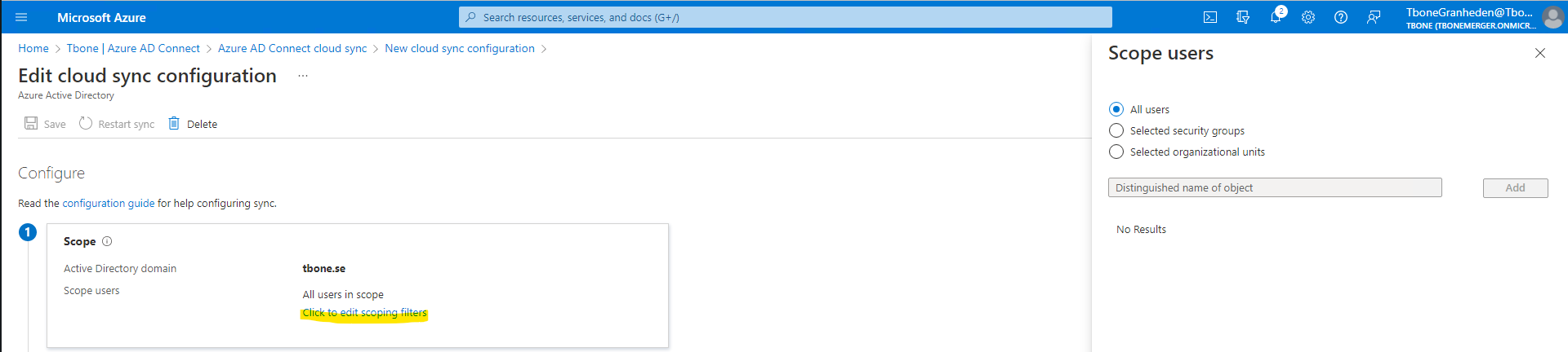 Implementing Azure AD Connect cloud sync - Mr T-Bone´s Blog