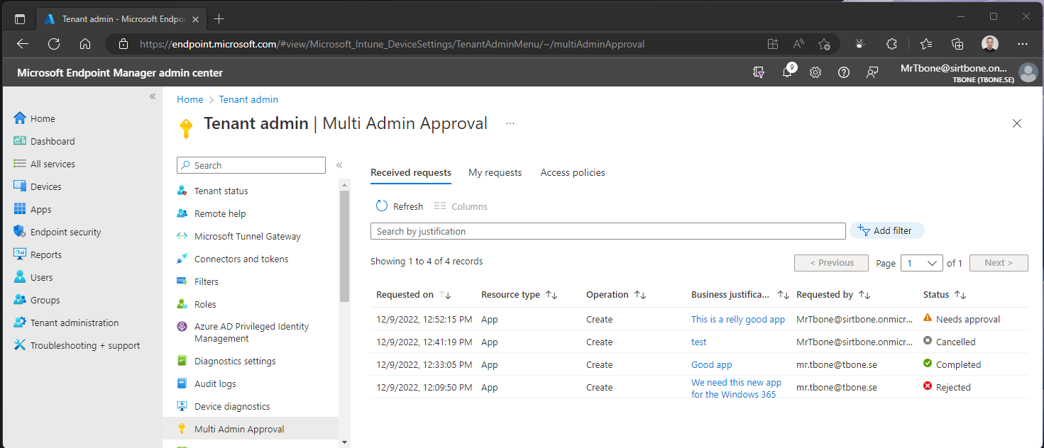 Implement Approval Workflow For Intune Deployments Mr T Bone´s Blog