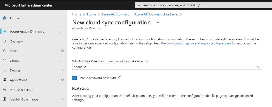 Pilot Azure AD Connect Cloud Sync - Mr T-Bone´s Blog