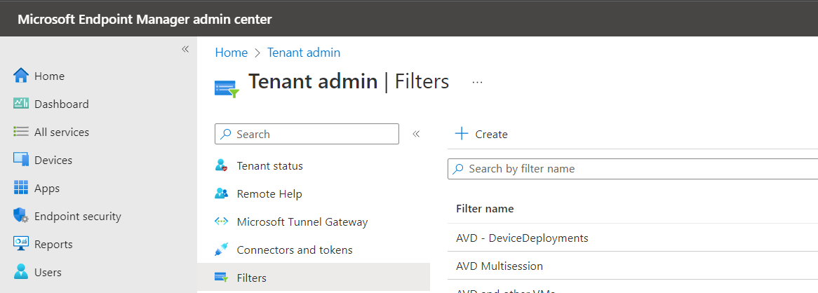 Filter out devices based on join type in Intune - Mr T-Bone´s Blog
