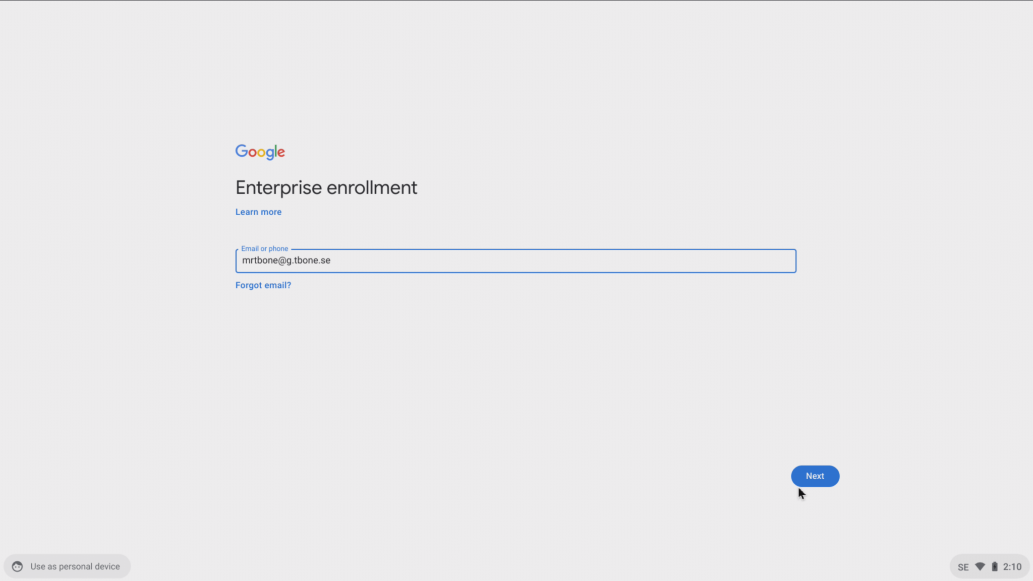 Manage Chromebooks with Intune - Mr T-Bone´s Blog