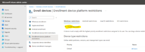 How to block personal devices in Intune with enrollment restrictions ...