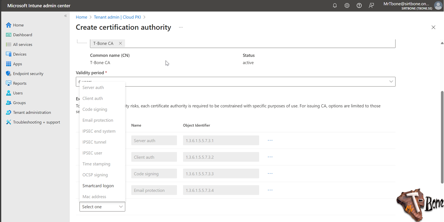 Introduction to Microsoft Cloud PKI - Mr T-Bone´s Blog
