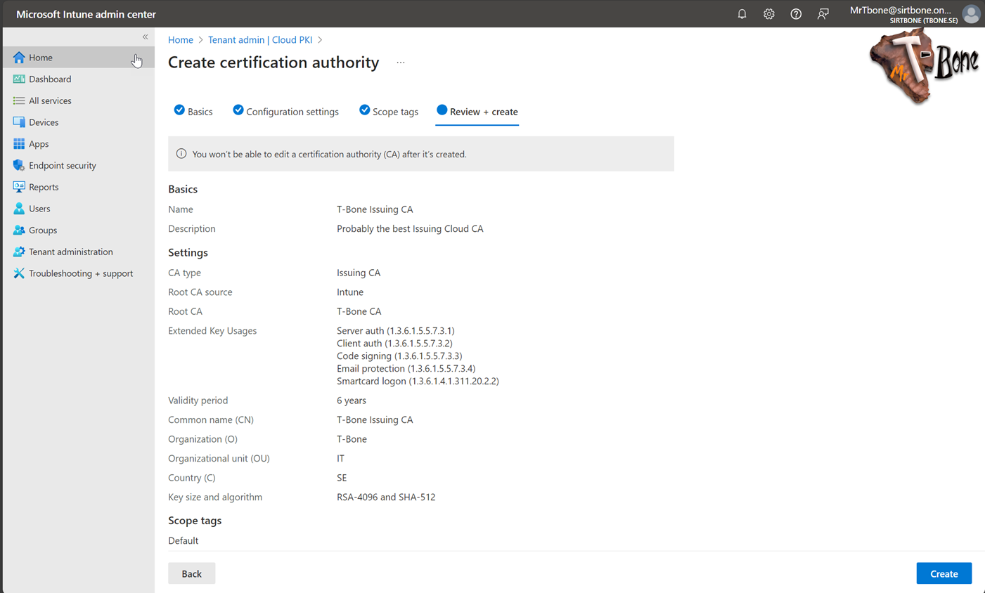 Introduction to Microsoft Cloud PKI - Mr T-Bone´s Blog