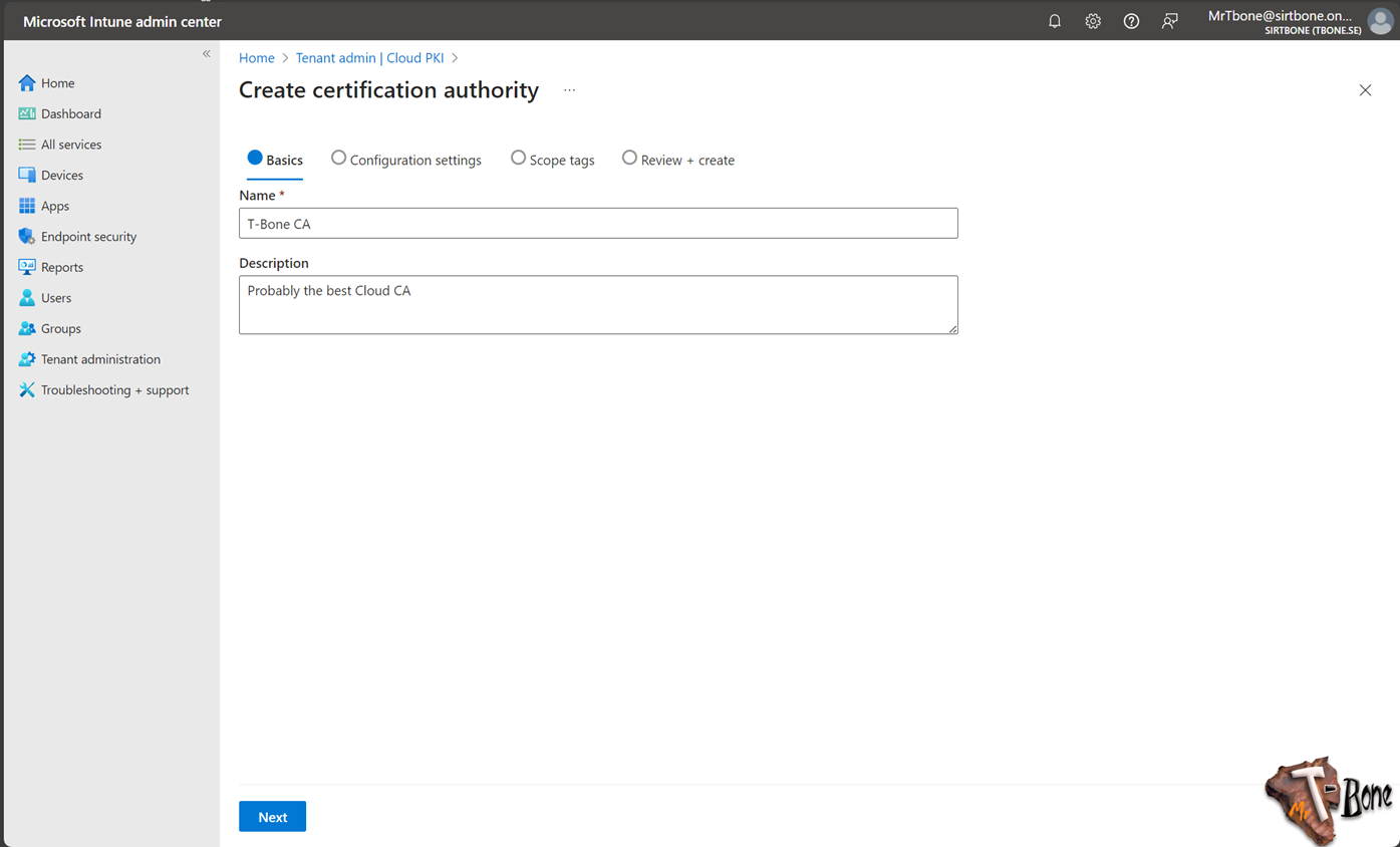 Introduction to Microsoft Cloud PKI - Mr T-Bone´s Blog