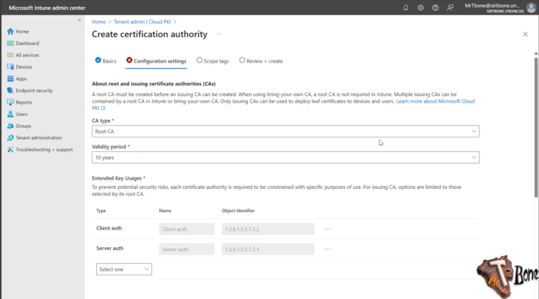 Introduction to Microsoft Cloud PKI - Mr T-Bone´s Blog