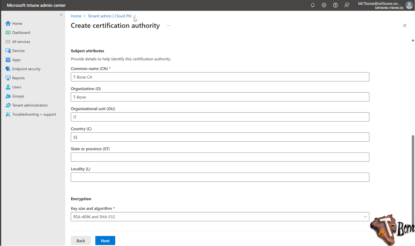 Introduction to Microsoft Cloud PKI - Mr T-Bone´s Blog