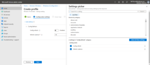 The new Intune Config Refresh - Mr T-Bone´s Blog