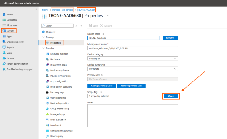 Country based Intune Scope Tags with PowerShell or Azure Automation ...