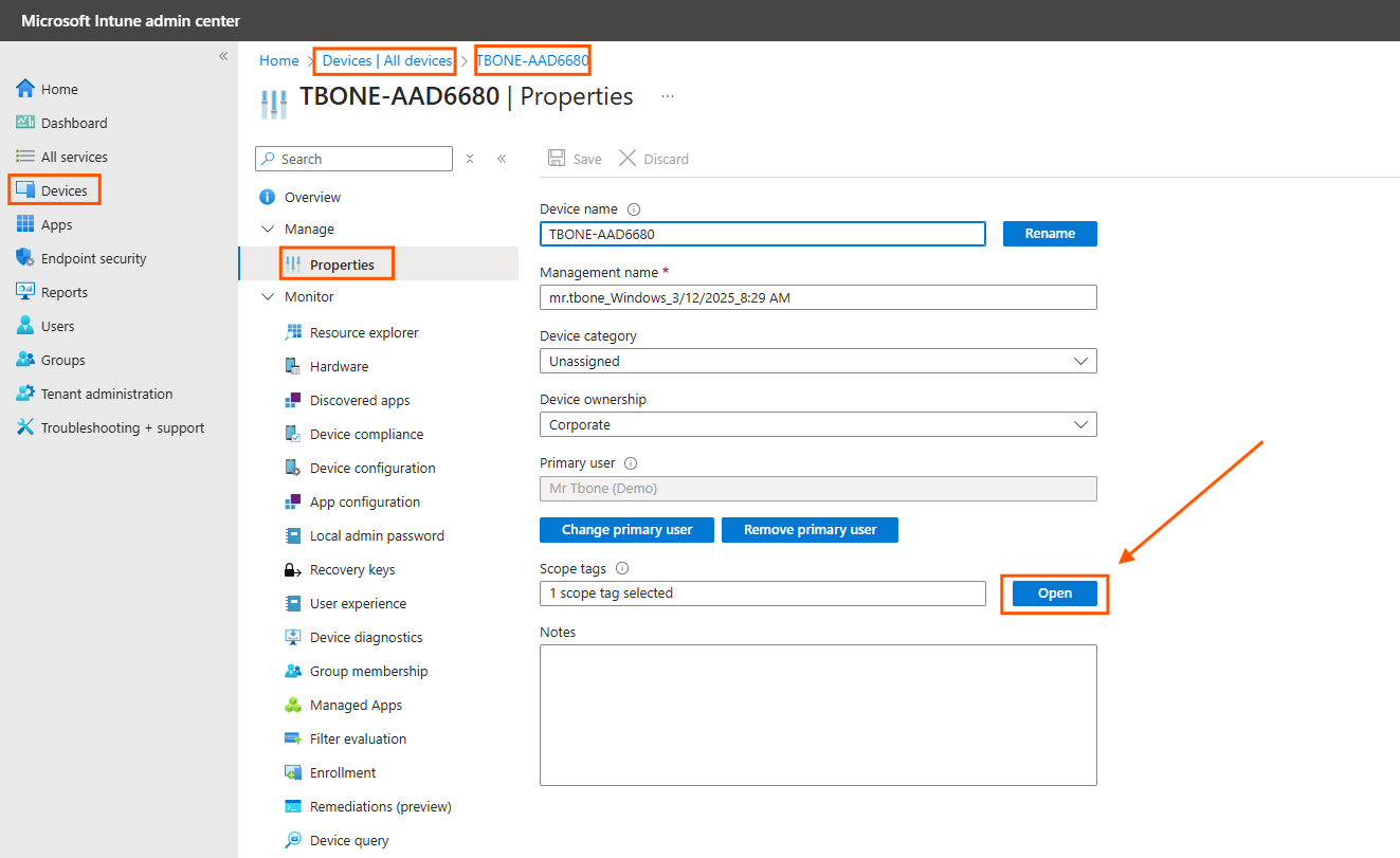 Country based Intune Scope Tags with PowerShell or Azure Automation ...