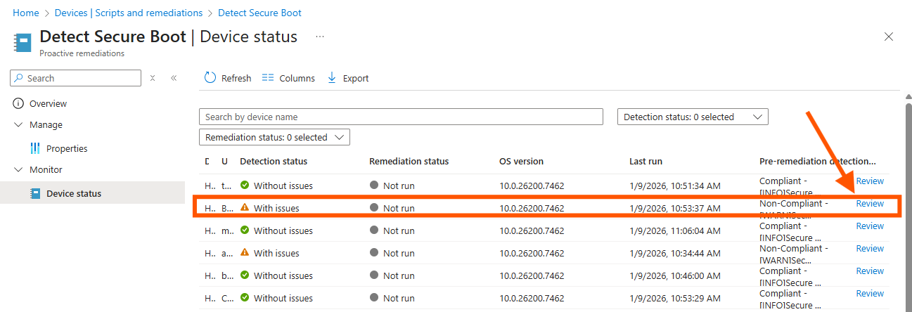 Update Secure Boot Certificate by using Intune Remediation - Mr T-Bone ...